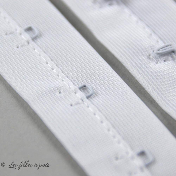 Agrafos de tira - 20mm Venda online Largura 20 mm Cor blanc