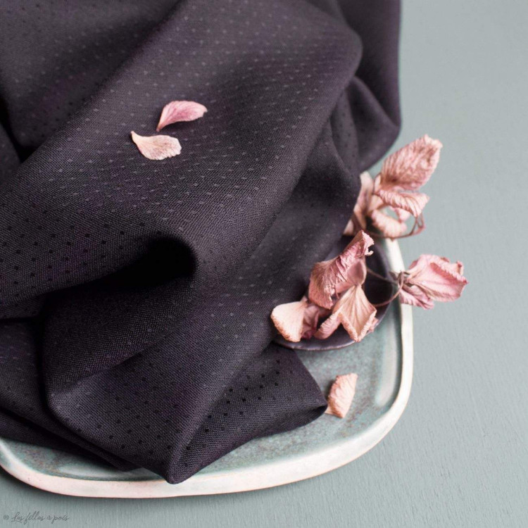 Tissu dobby - Motif plumetis - Atelier Brunette ® Vente en ligne ...