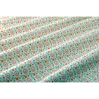 Tissu coton Aimee dove white - Collection Candy bloom - Tilda ® Vente ...