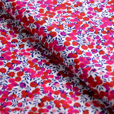 Tissu coton Wiltshire - Rouge - Liberty Of London ® Vente en ligne